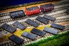 Wagon Coal Loads for Peco N Gauge 5 and 7-Plank Open Wagons - Pack of ...